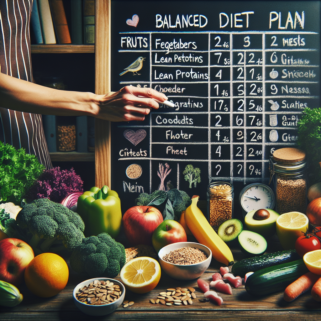 How To Create A Balanced Diet Plan For Weight Loss